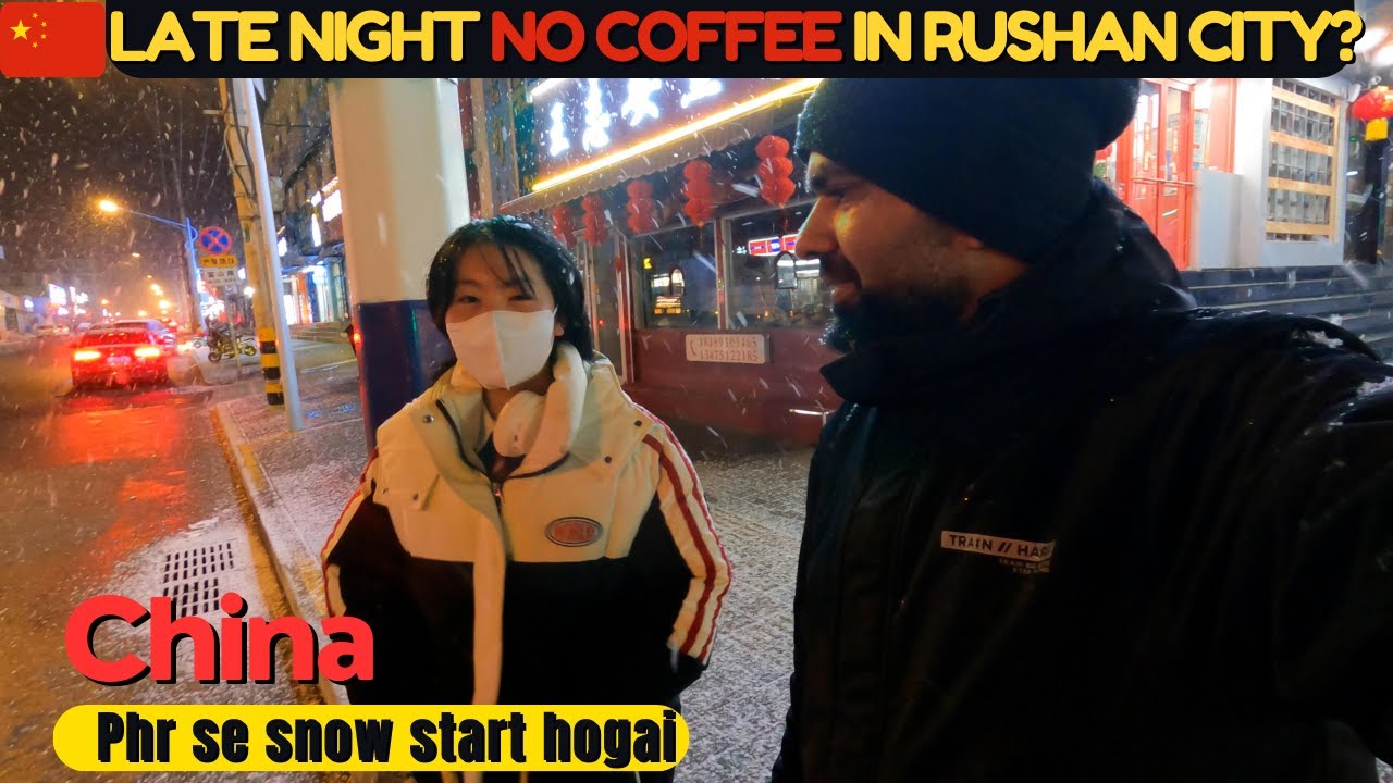 Late Night no coffee In Rushan City | Kahain Bhe coffee nhi mili 😂 ...