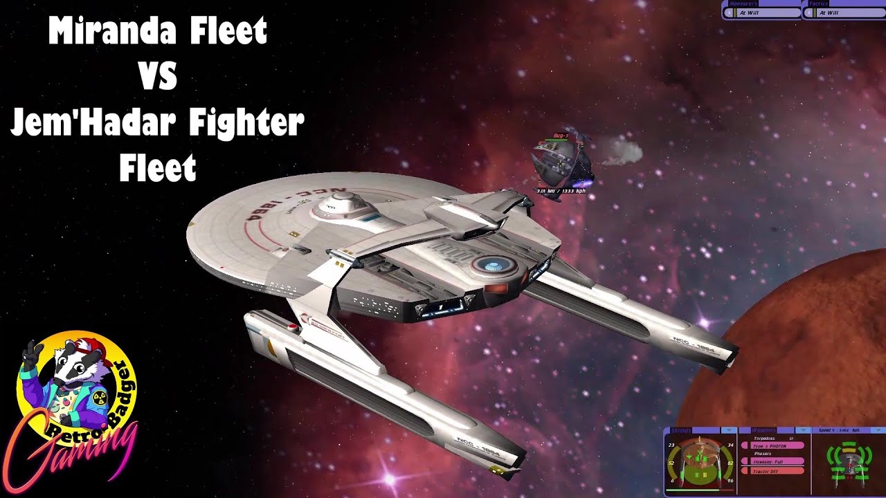 Miranda Fleet VS Jem'Hadar Fighter Fleet | Star Trek Ship Battle ...