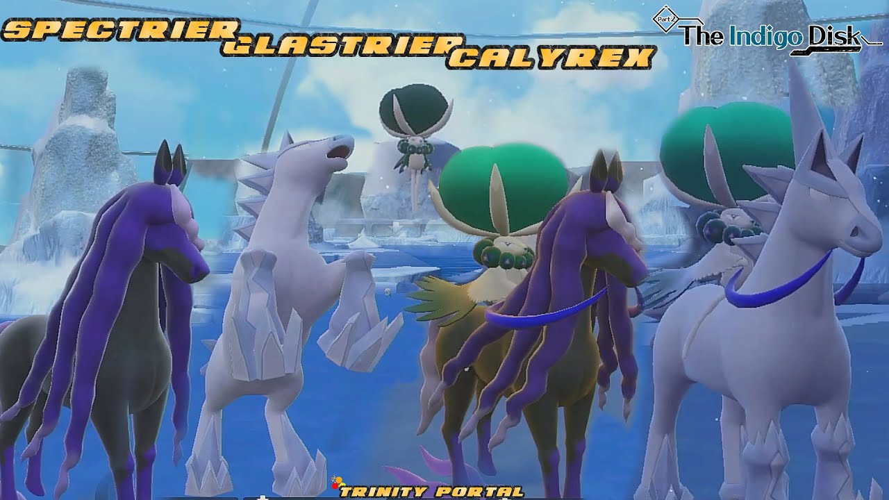 [Pokemon Scarlet/Violet] Spectrier Glastrier Calyrex Reins of Unity ...