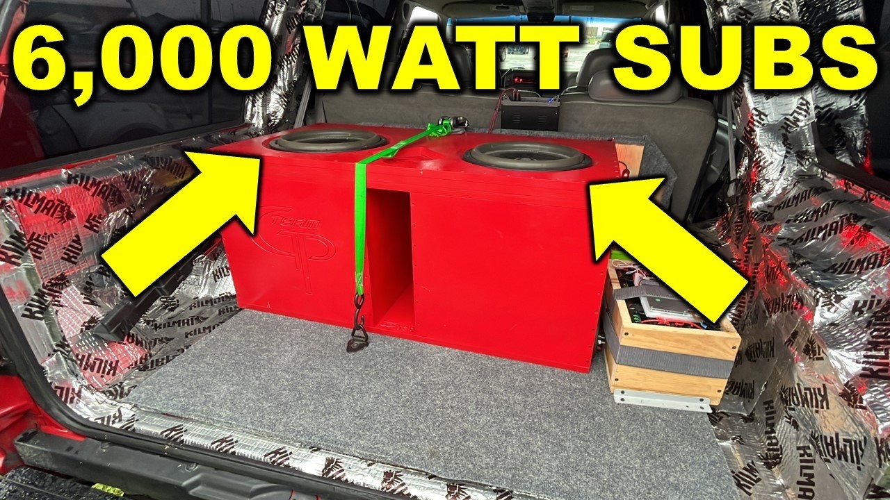 HOW LOUD WILL THESE 6,000 WATT SUBS GET? - YouTube
