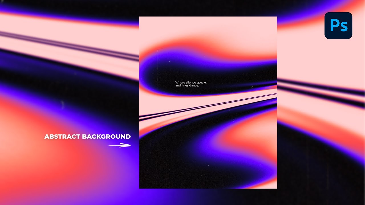 Photoshop Stunning Abstract Background In Seconds! - YouTube