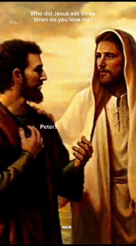 Who did Jesus ask 3 times? Do you love me? - YouTube