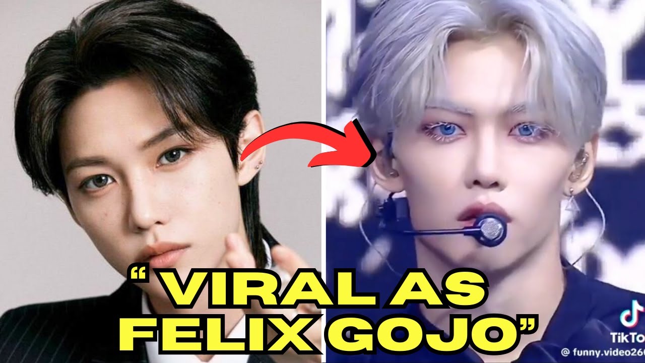 Stray Kids' Felix Goes Viral in Anime Community for Resembling Gojo ...