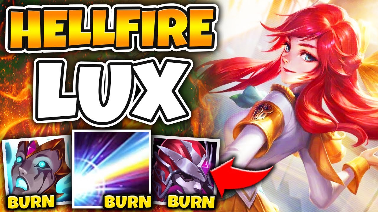 HELLFIRE LUX MID SHOOTS BLISTERING LASERS! EVERY SPELL BURNS HP ...