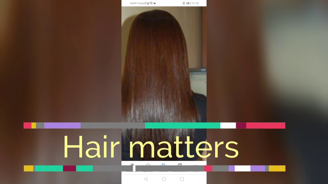 Hair rebonding tutorial easy steps courtesy of mama chadz chading - YouTube