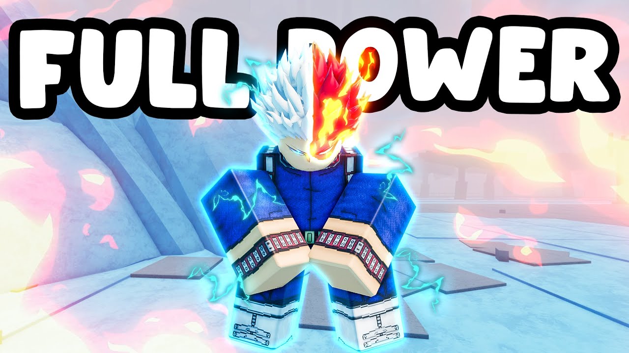 Todoroki Goes FULL POWER in Heroes Battlegrounds - YouTube