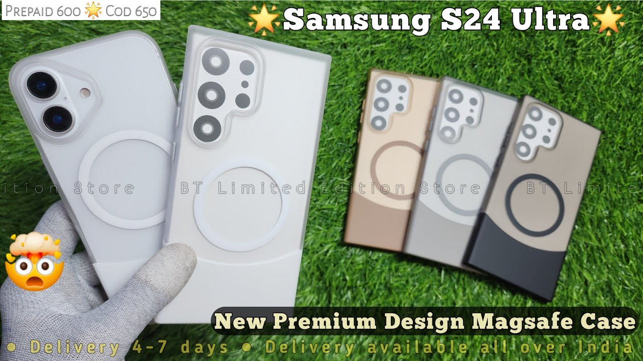 Samsung S24 Ultra Premium Luxury Back Cover ! Samsung S24 Ultra Best ...