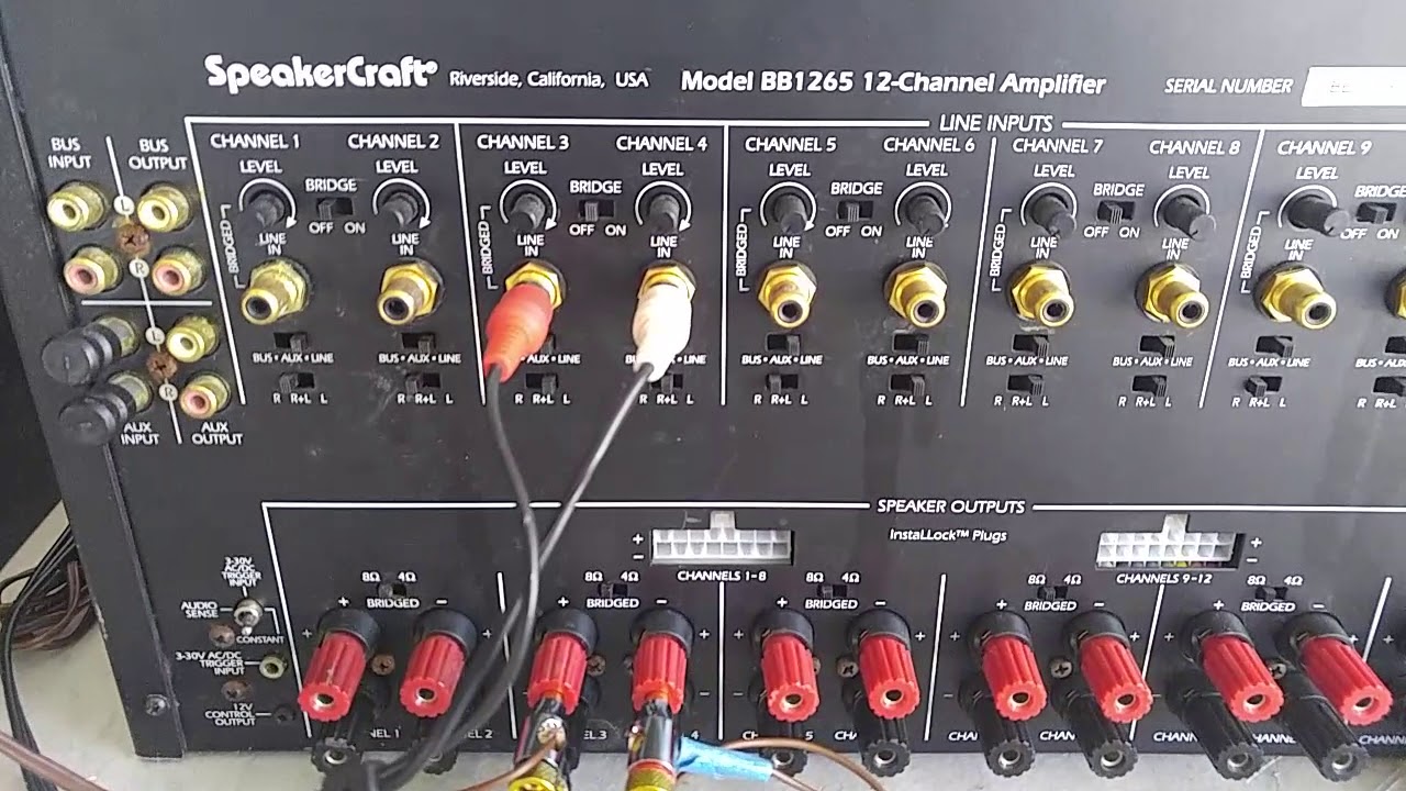 Speakercraft BB1265 12-Channel Audiophile Amplifier - YouTube
