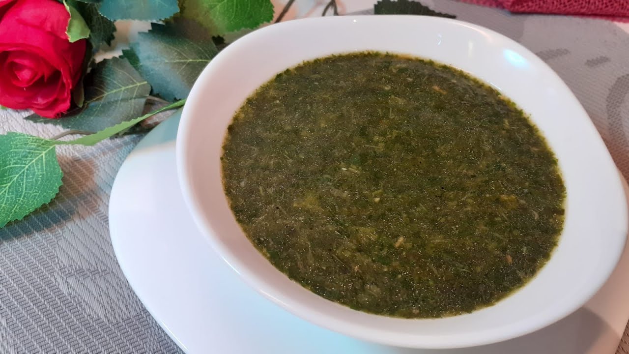 Molokhia Egiziana ricetta | How to make Green Soup | Mloukhieh | طريقة ...