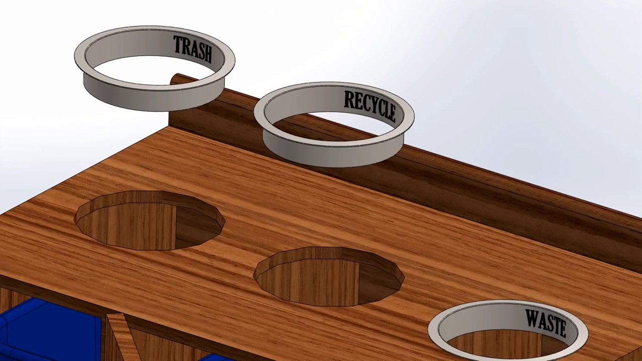 Round Trash Ring Recommended Method of Installation - YouTube