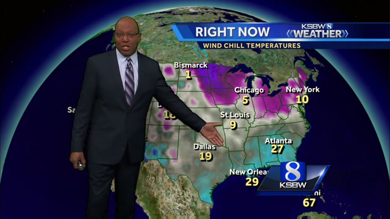 Wednesday AM KSBW Weather Forecast 1.3.18 - YouTube