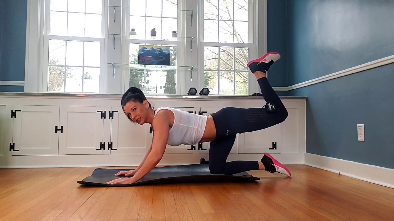 Lower Body & Core Workout - YouTube