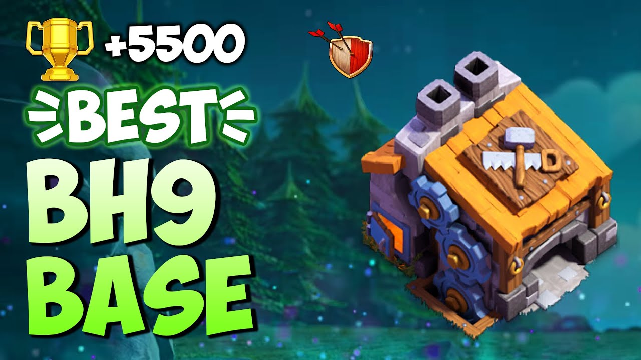TOP 3 BEST BH9 BASE LINK 2025 | COC Builder Hall 9 Best Defence Base ...