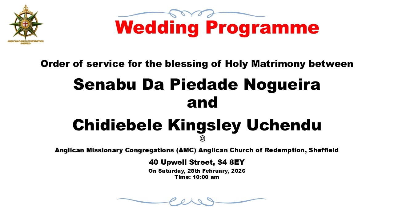 The blessing of Holy Matrimony between Senabu and Chidiebele - YouTube