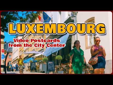 LÜKSEMBURG 2024'Ü KEŞFEDİN | Şehir Merkezinden Video Kartpostallar | CANON R7 SIRUI Sinema Lensleri