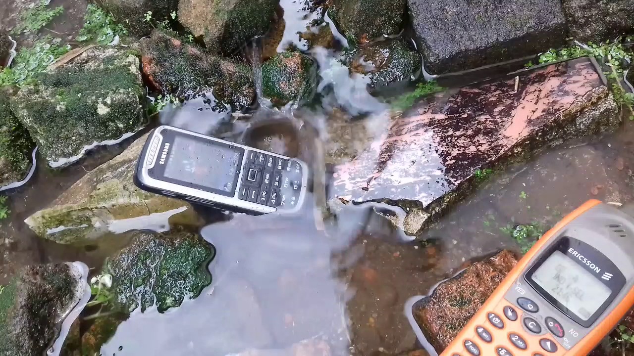 Samsung xcover c3350 badak main air hujan - YouTube