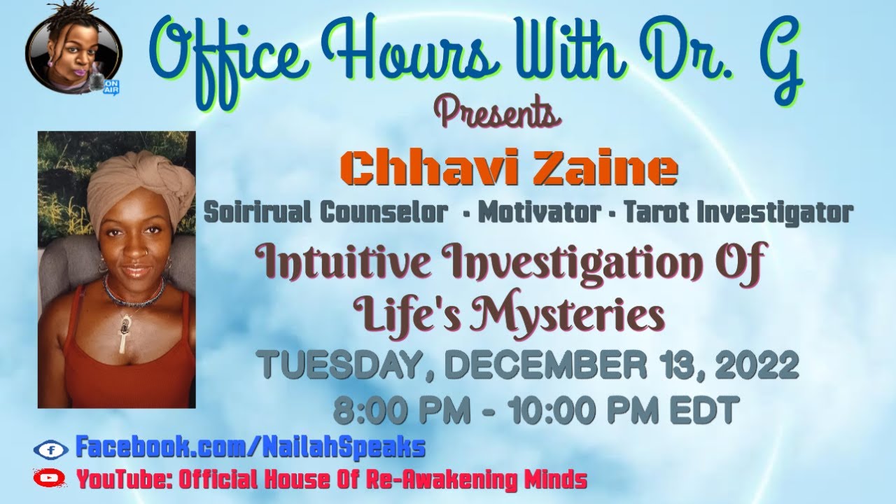 Chhavi Zaine - Intuitive Investigation of Life's Mysteries - YouTube