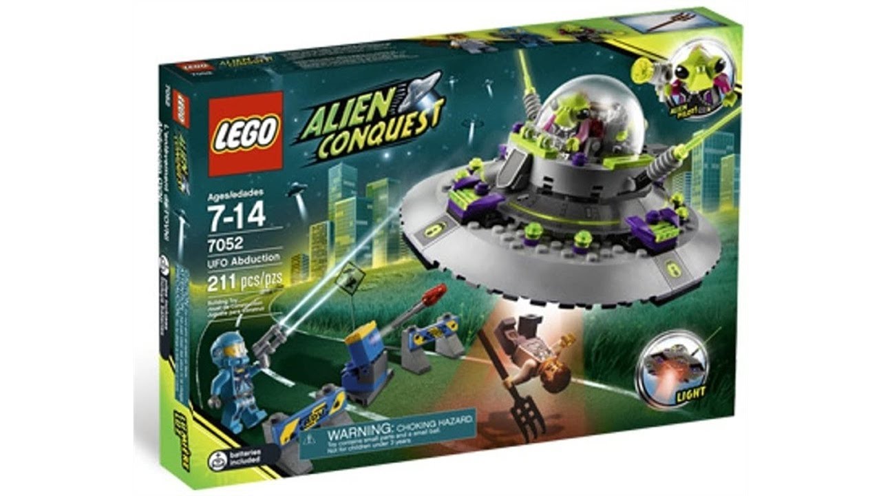 LEGO Space UFO Abduction 7052 - YouTube