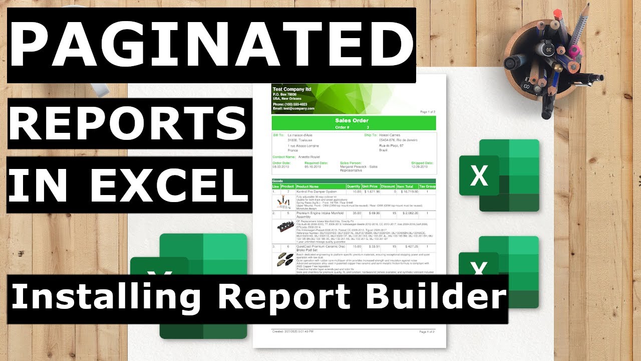 Installing Report Builder (course: FREE Professional & Paginated Excel ...
