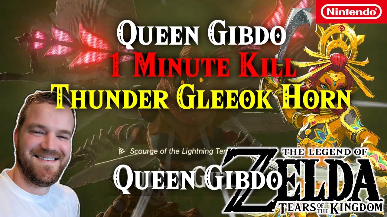 Queen Gibdo | 1 Minute Thunder Gleeok Horn Kill | Zelda Tears of the ...