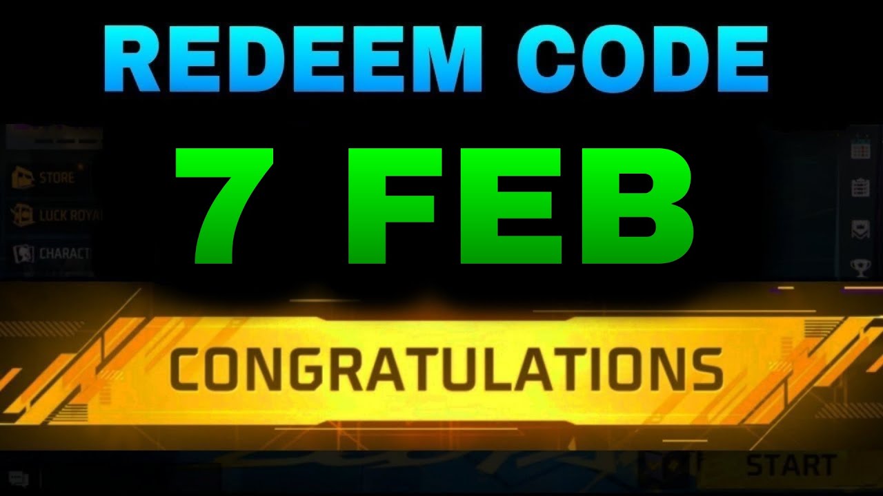GOOGLE PLAY GIFT CARD 7 FEBRUARY 2023 | FF REDEEM CODE TODAY - YouTube