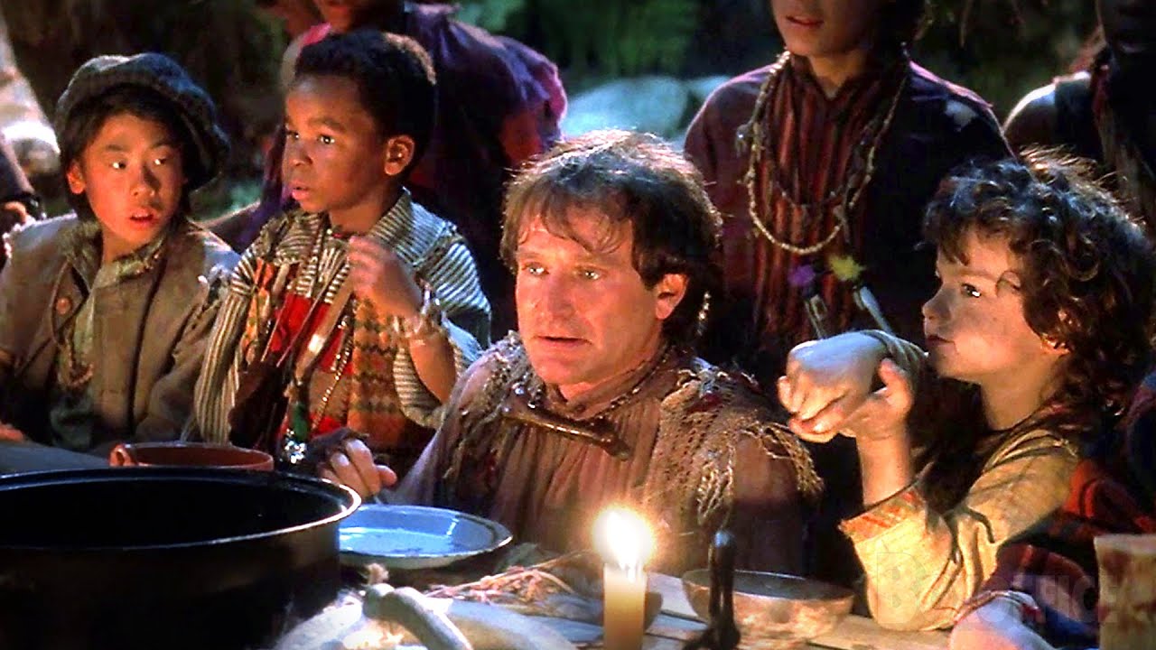 Batalla de insultos | Escena de la comida | Hook, el regreso del ...