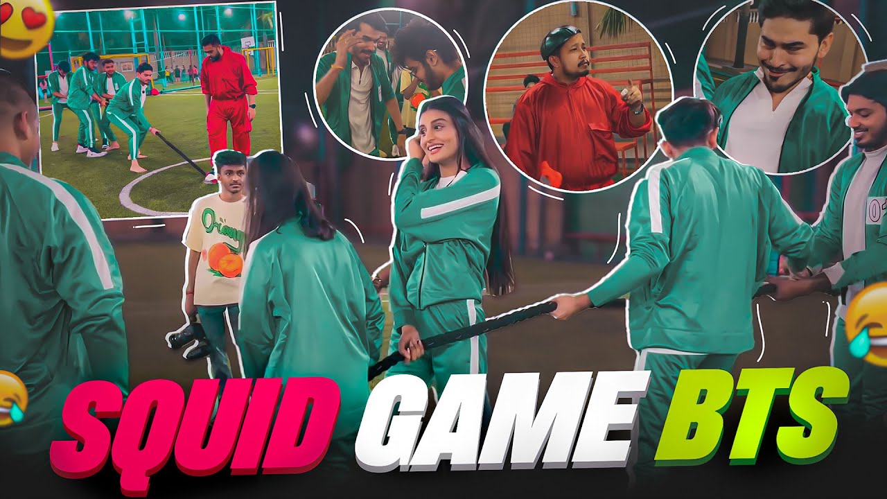 BEHIND THE SCENES OF SQUID GAME SHOOT😂🔥 - YouTube