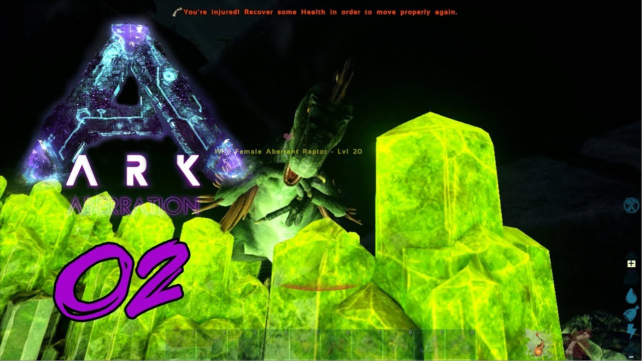 Active Raptors at Night - Episode 02 - ARK: ABERRATION - YouTube