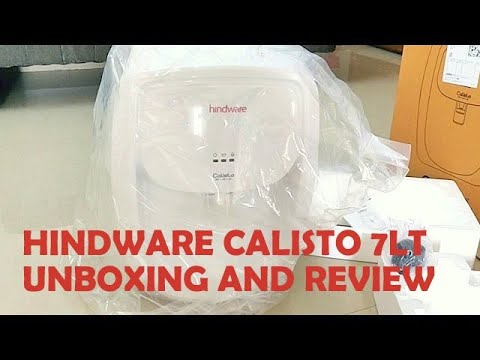 Hindware Calisto 7 Litre RO+UV+UF Water Purifier Unboxing and Review ...