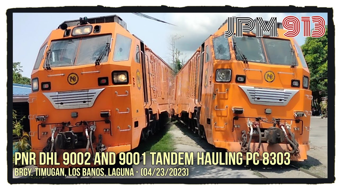 PNR DHL 9002 and 9001 with PC 8303 Lucena to Manila Transfer Trip - Los ...