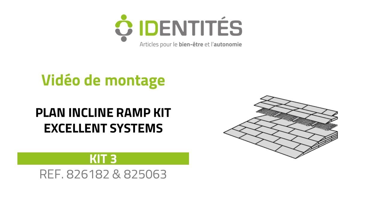 PLAN INCLINES RAMP KIT EXCELLENT SYSTEMS / KIT 3 : 826182 & 825063 ...