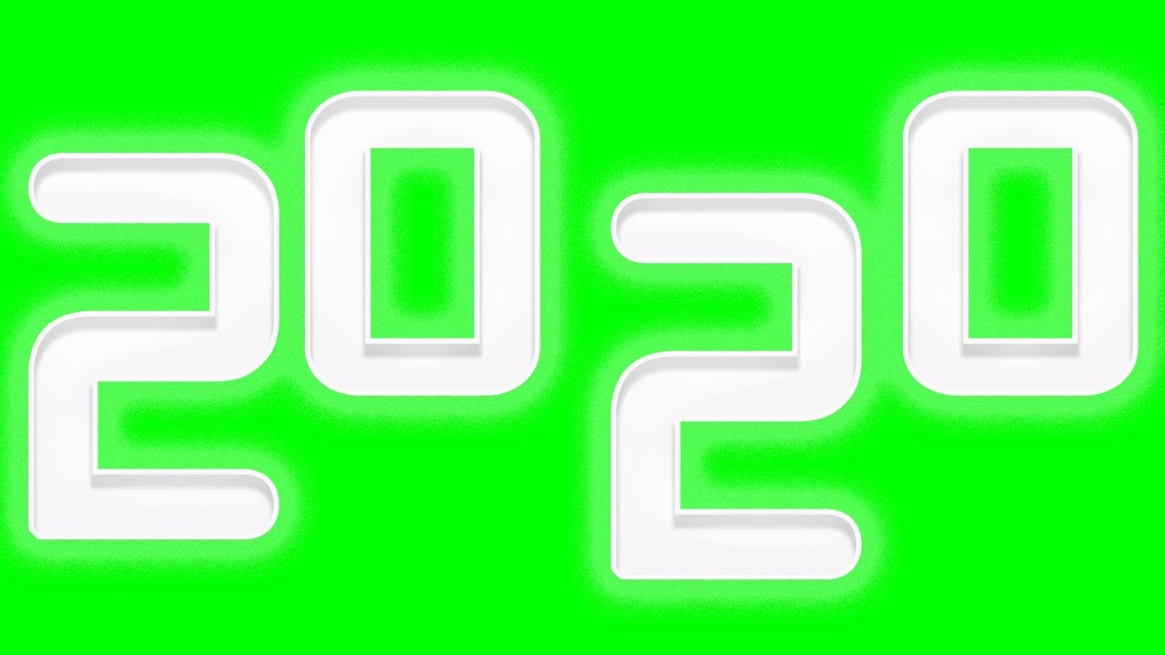 Top 20 Happy New Year 2020 Green Screen HD video effect - YouTube
