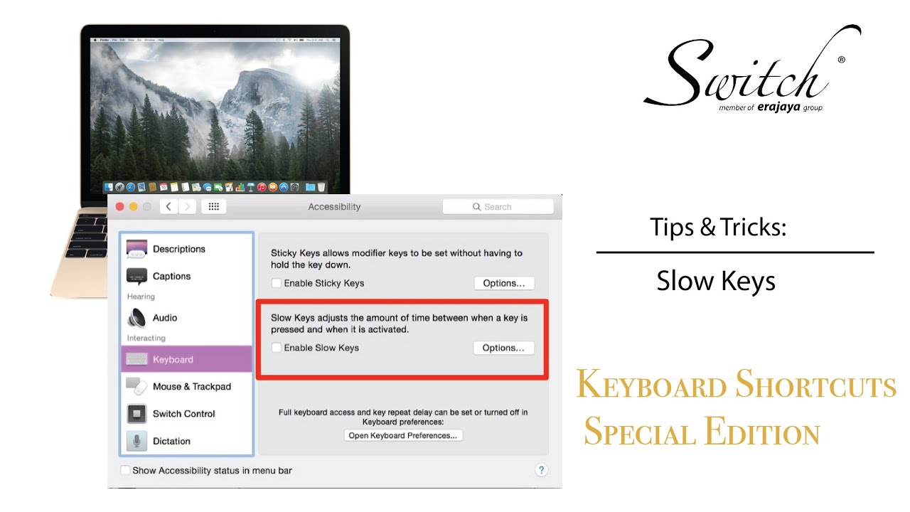 Tips & Tricks: Slow Keys [Keyboard Shortcuts Special Edition] - YouTube