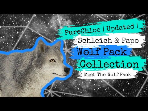 PureChloe | Updated | Schleich & Papo Wolf Pack Collection | Meet The Wolf Pack!