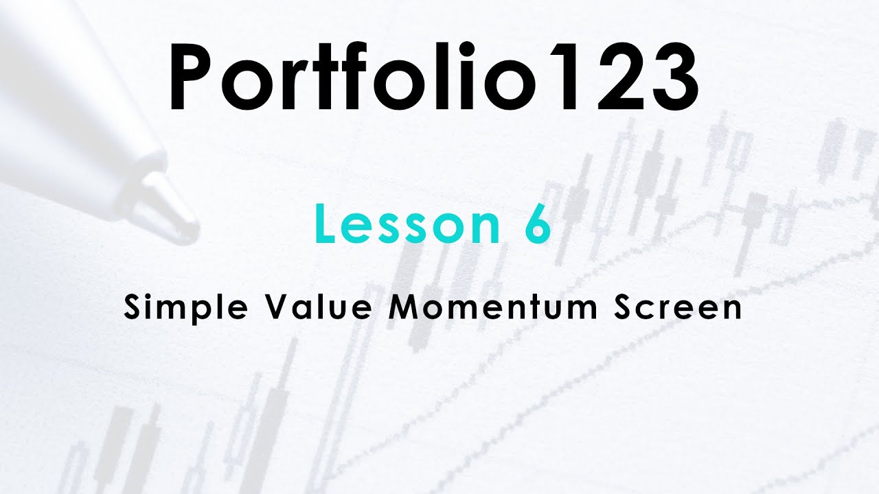 6 Simple Value Momentum Screen - YouTube
