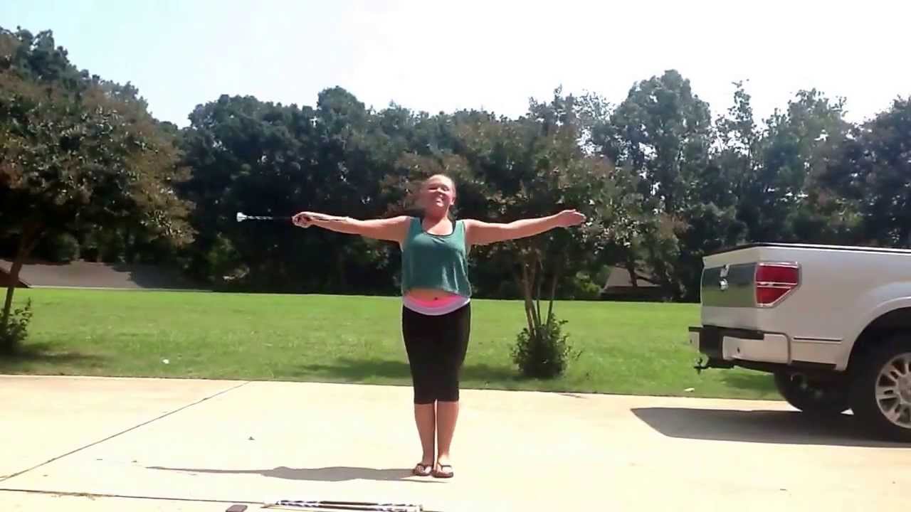 Ashton's Majorette Routine to "Rock Around the Clock" - YouTube