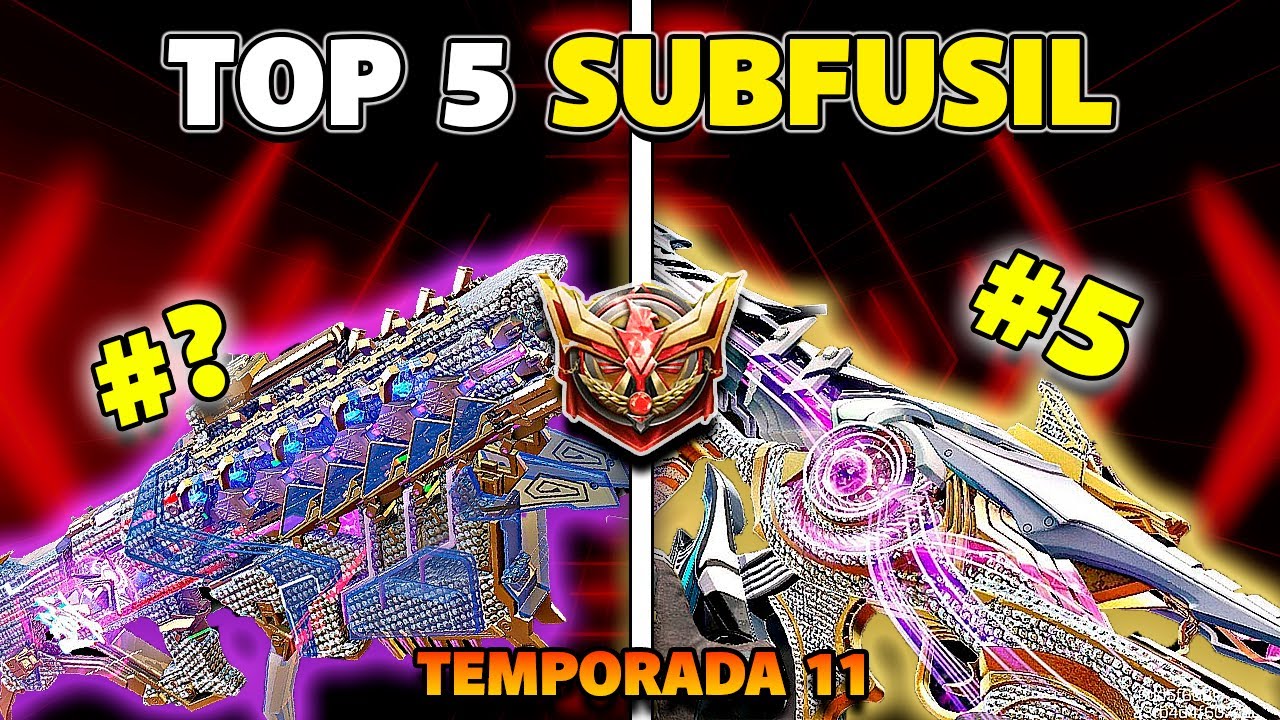 ¡Las 5 MEJORES Subfusiles Para DOMINAR COD Mobile Temporada 11! - YouTube