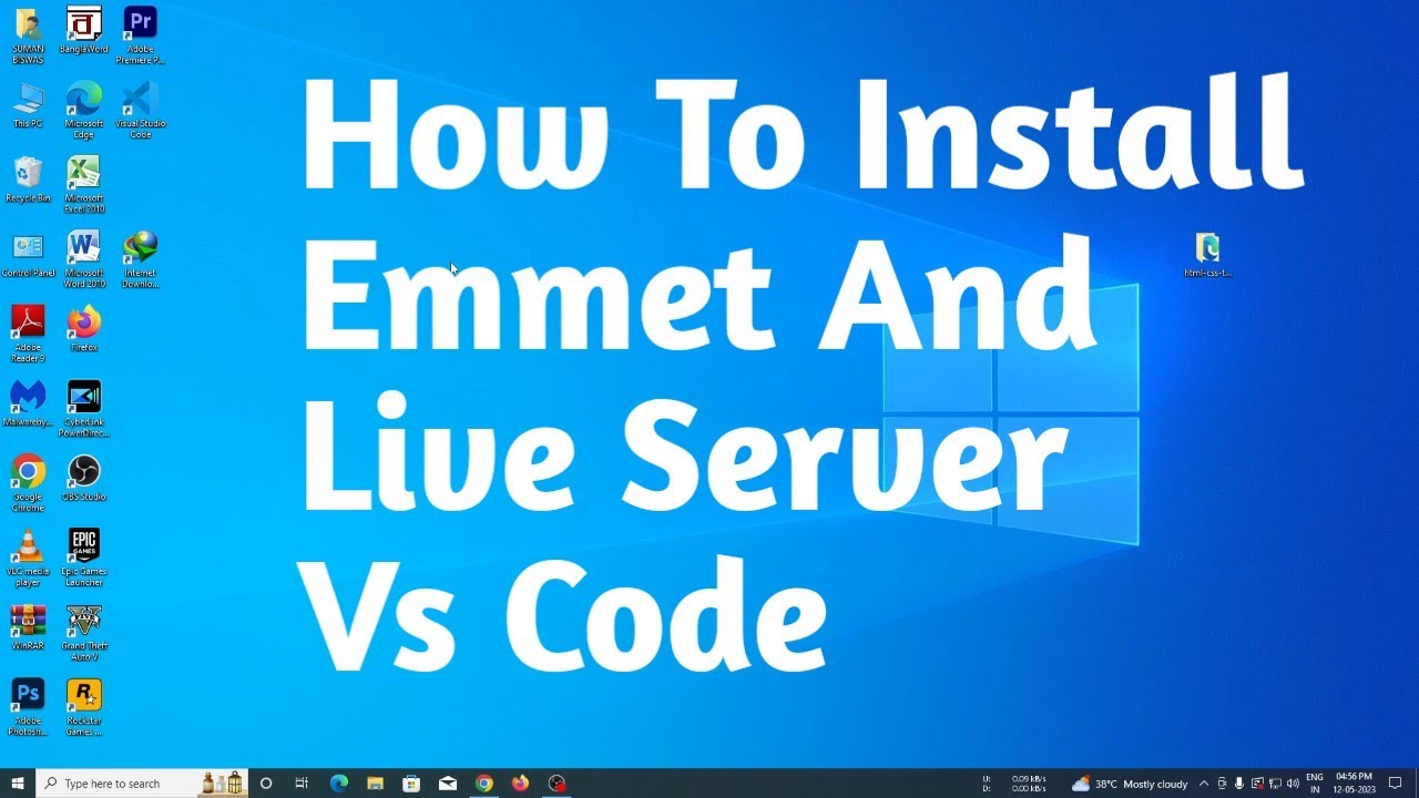 VS Code Setup | Live Server Plugin | Emmet Plugin | Learn with Suman ...