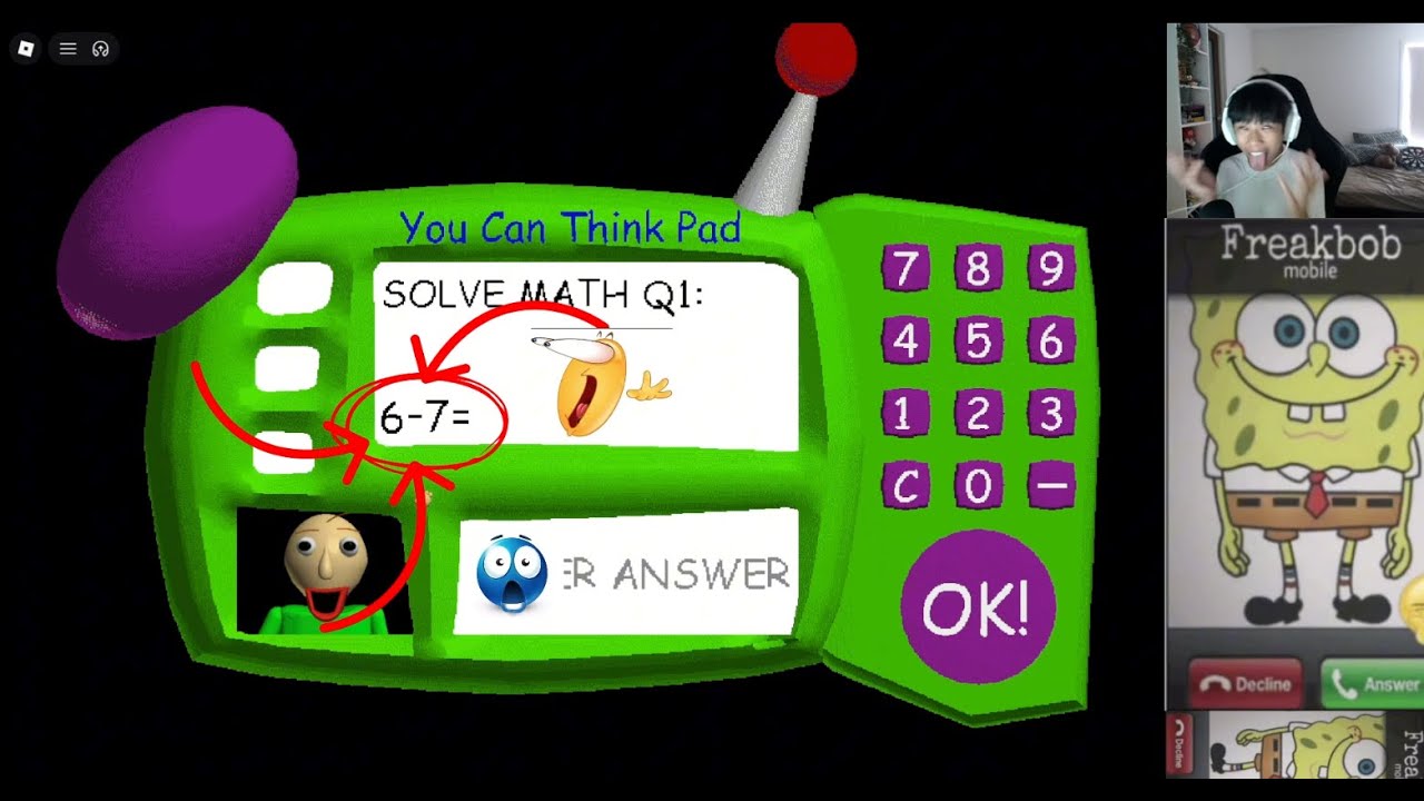 Baldi's Basics on Roblox???? - YouTube