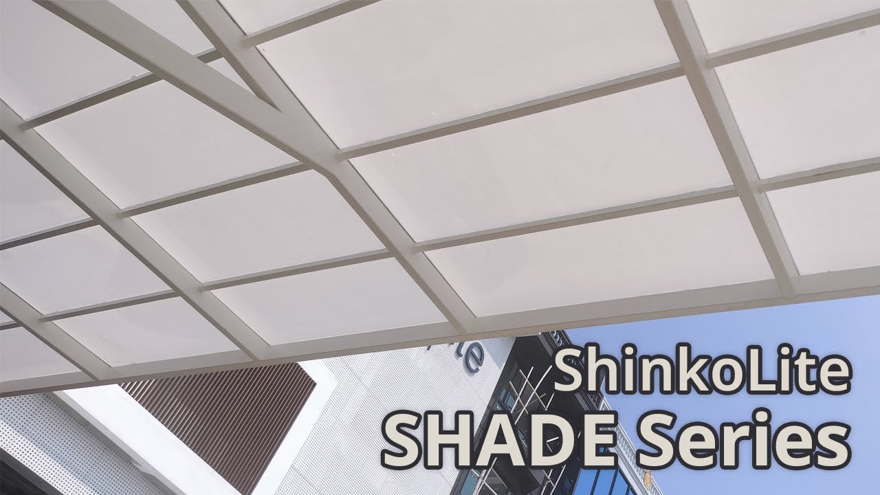 คุณสมบัติและข้อควรระวัง ของ Shinkolite รุ่น Shade Series หลังคาอะคริลิค ...