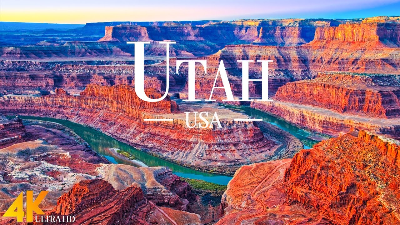 Utah 4K Ultra HD • Stunning Footage Utah | Relaxation Film With Calming ...