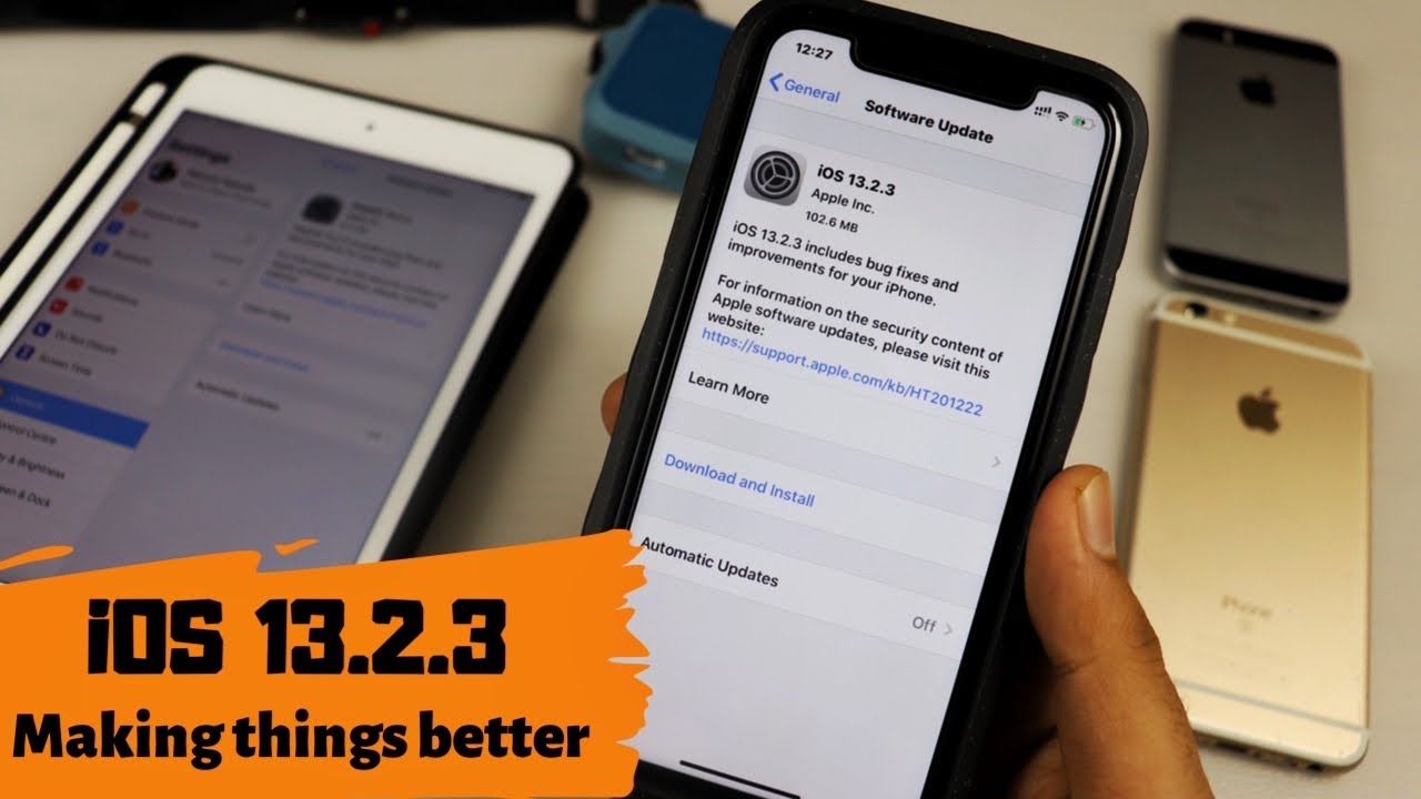 iOS 13.2.3 twelve hours later | battery bugs performance - YouTube