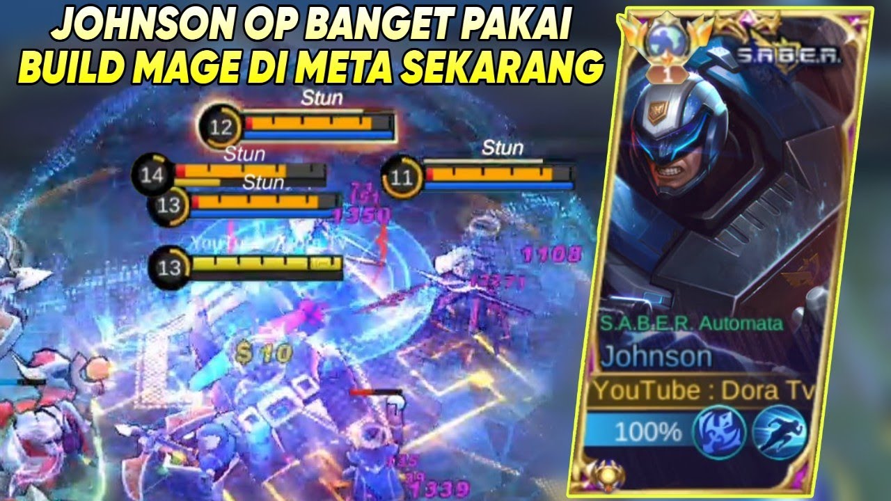 JOHNSON OP BANGET PAKAI BUILD MAGE DI META SEKARANG | BUILD JOHNSON ...