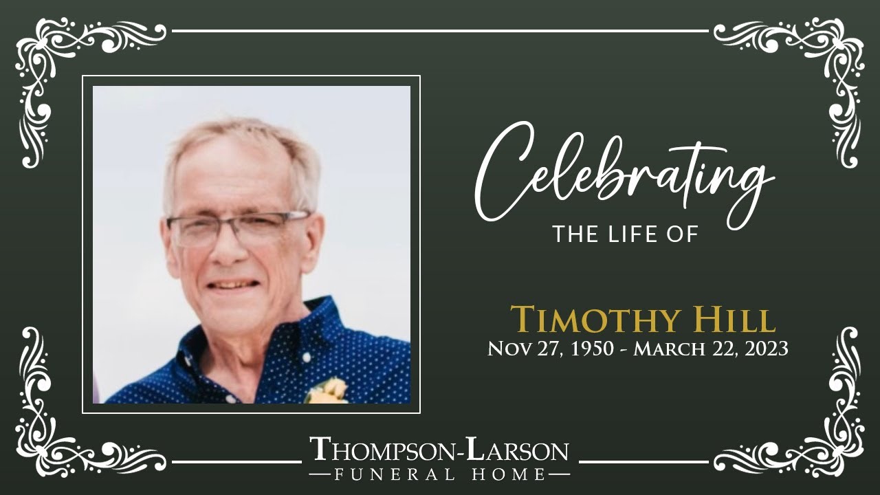 Timothy Hill Funeral Service - YouTube