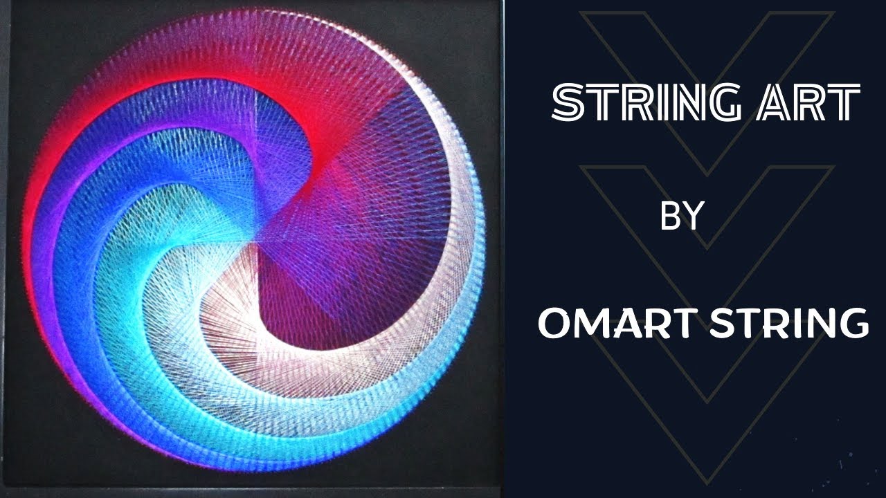 String Art, Spiritual totem/ Abstract Wall Art/DIY - YouTube