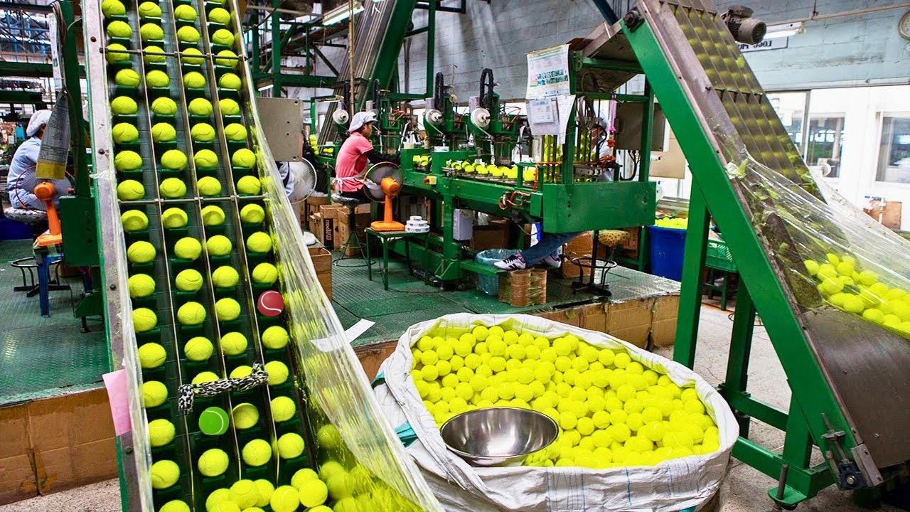 Descubra o Segredo: Como São Feitas as Bolas de Tênis | Processo de ...