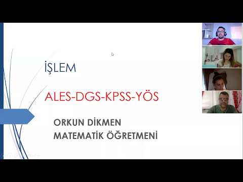 Uzaktan Eğitim Mantık 08 İşlem ( KPSS,DGS,ALES,YÖS)
