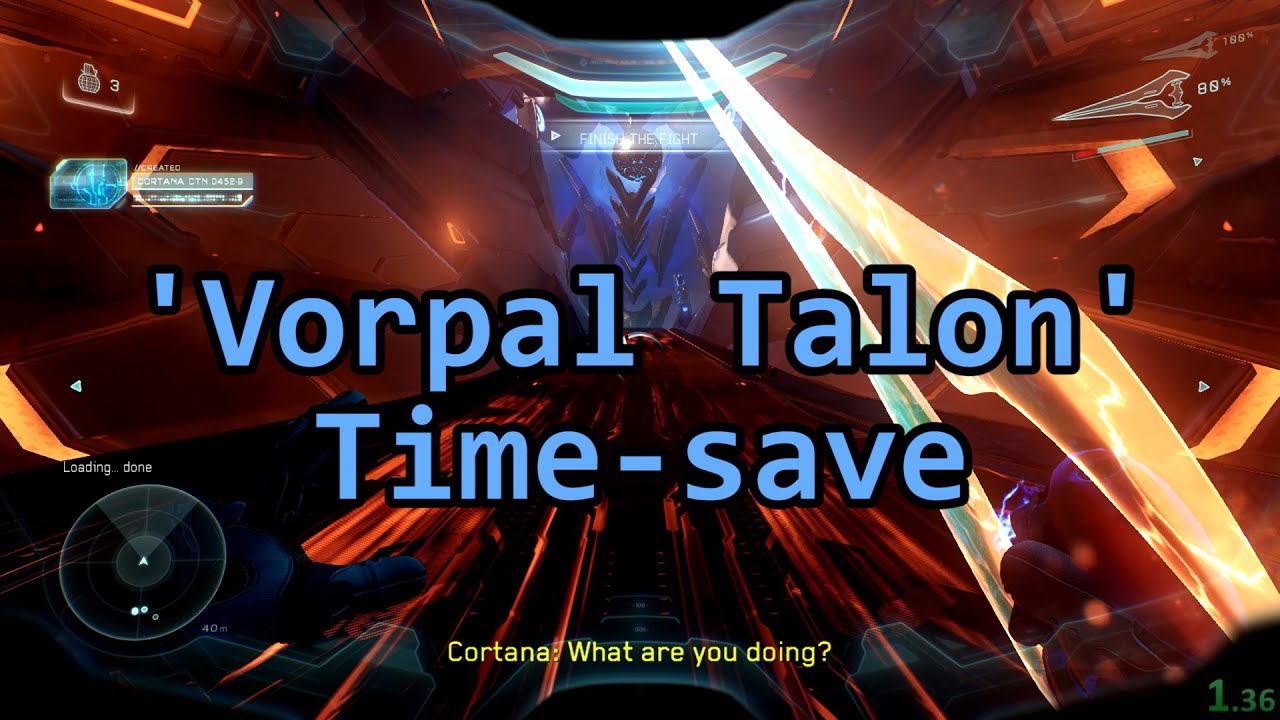 Halo 5 - Guardians - 'Vorpal Talon' Finale Sequence Time-save - YouTube
