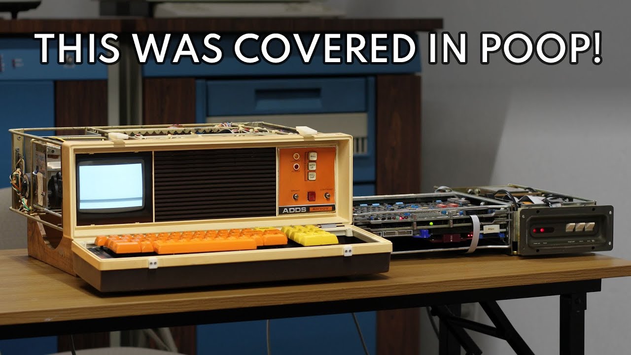 This Data Terminal was Covered in Poop! - YouTube