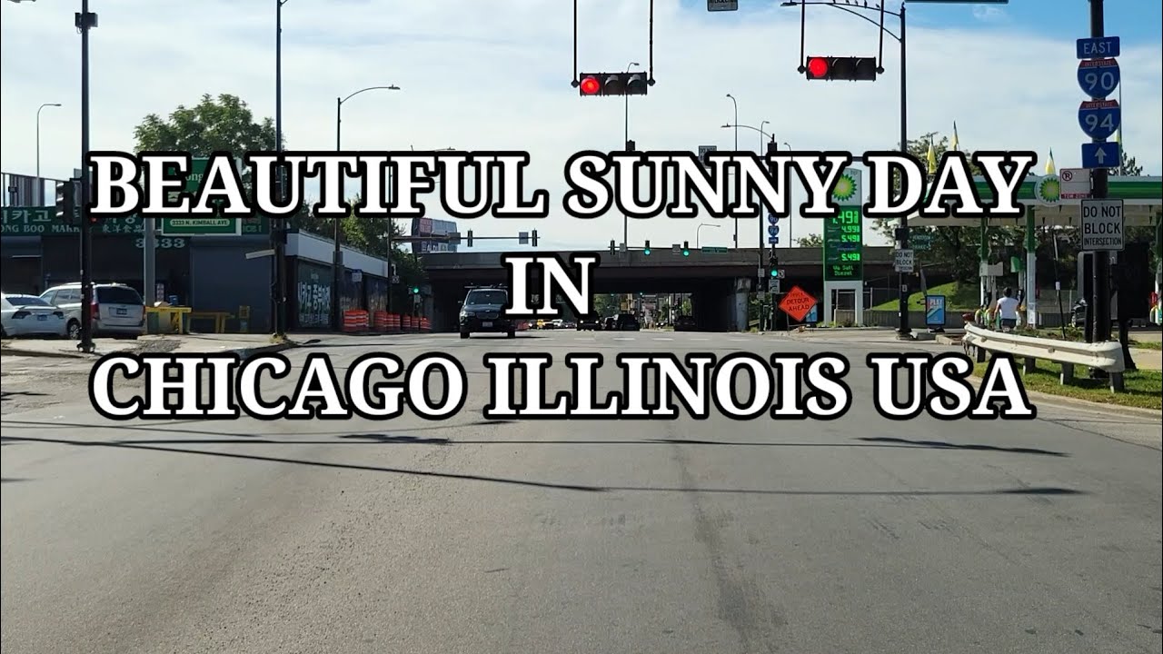 EP57- Beautiful sunny day in CHICAGO ILLINOIS USA. RideAndDriveBax ...